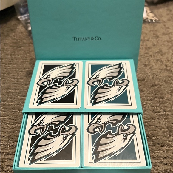 Tiffany & Co. | Games | Tiffany Co Philadelphia Eagles Playing Cards ...